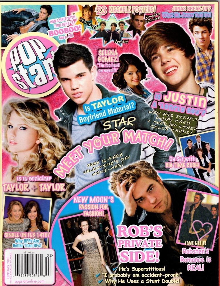 2/10 February 2010 Pop Star magazine Booboo Stewart Jason Dolley David ...