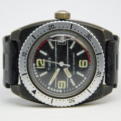 Vintage Timex Wind-up Analog Men's Watch for Repairs | eBay