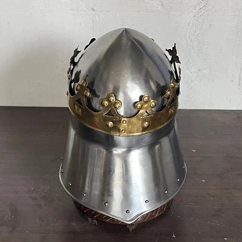 The King Richard Lionheart Helmet King Helmet Crown with Free Display ...