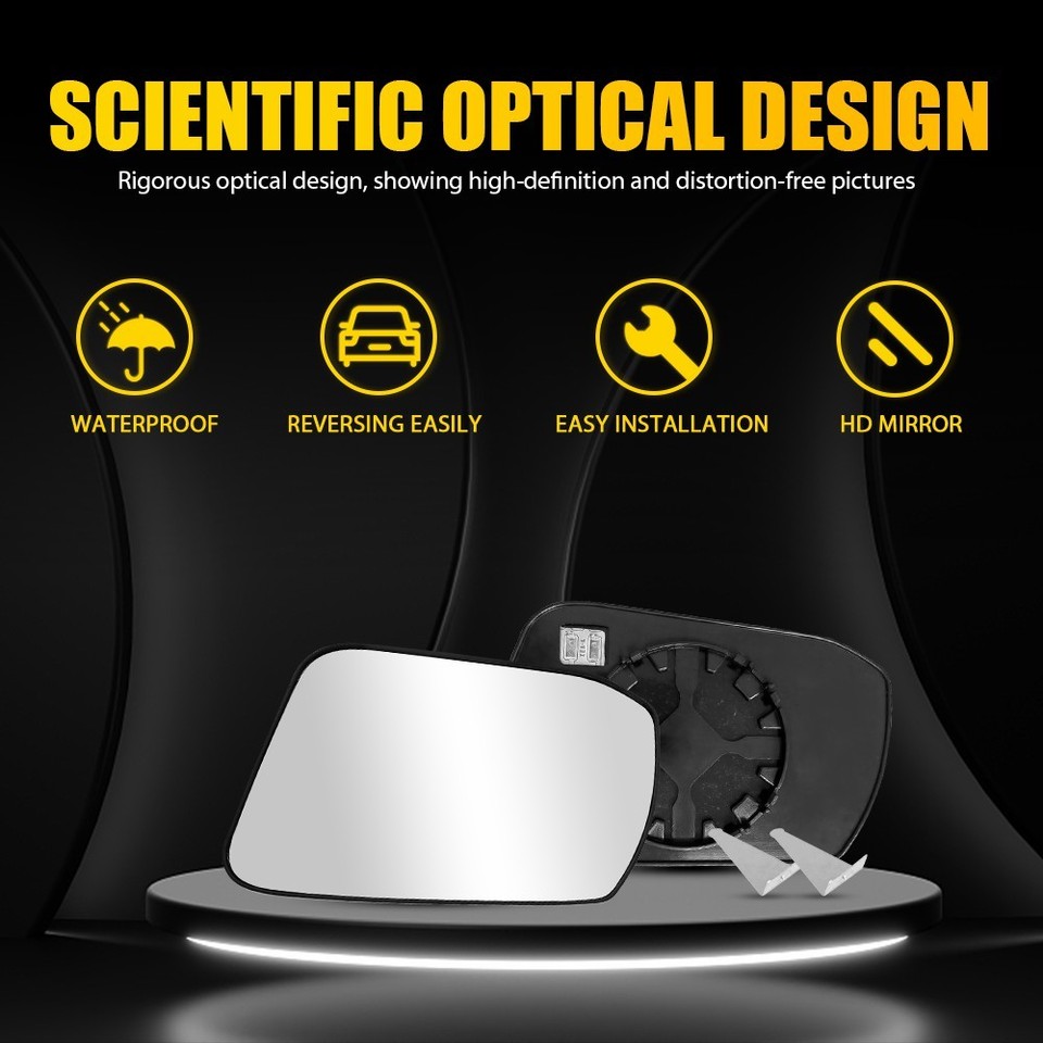 For Nissan Base 13-17 Altima Driver&Passenger Side Mirror Heated Glass ...