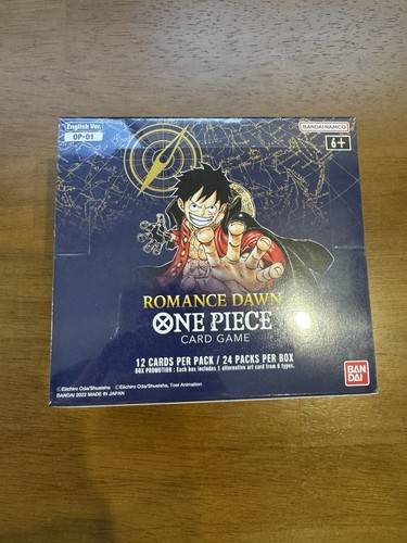 One Piece OP-01 (Blue Bottom) Booster Box Sealed Mint Condition | eBay