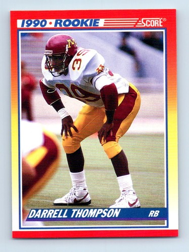 1990 Score Darrell Thompson Rookie Green Bay Packers #636 | eBay