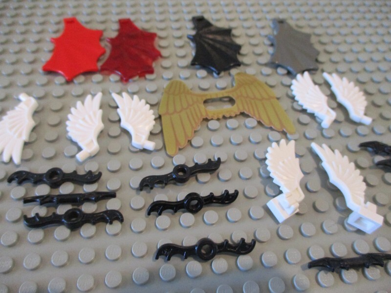 LEGO MINIFIGURE BODY PARTS WINGS JUSTICE LEAQUE DRAGON BATMAN CHIMA ...
