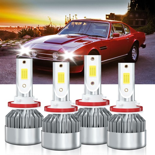 For Aston Martin V8 Vantage 2006-2017 4x H11 H11 LED Headlight Bulbs ...