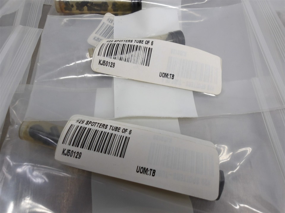 246pcs NEW! R.L. Spellman Co. #29 Blind Hole Spotter 6 per Tube 41 ...