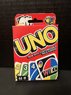 UNO Original Playing Card Game - Get Wild 4 Uno - Customizable Wild ...