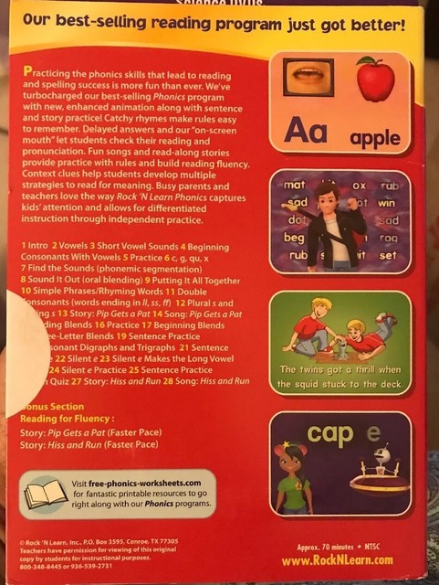 Rock N Learn: Spanish: Volume 1 and 2 (DVD) for sale online | eBay