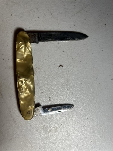 Vintage INOX Solingen Germany Rostfrei Pocket Knife 2-blade tool Slim ...