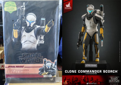 Hot Toys TMS130 Star Wars: The Bad Batch 1/6 Clone Commando Scorch In Stock New | eBay