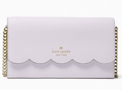 Kate Spade Gemma Lilac Moonlight Leather Chain Crossbody WLR00552 NWT ...