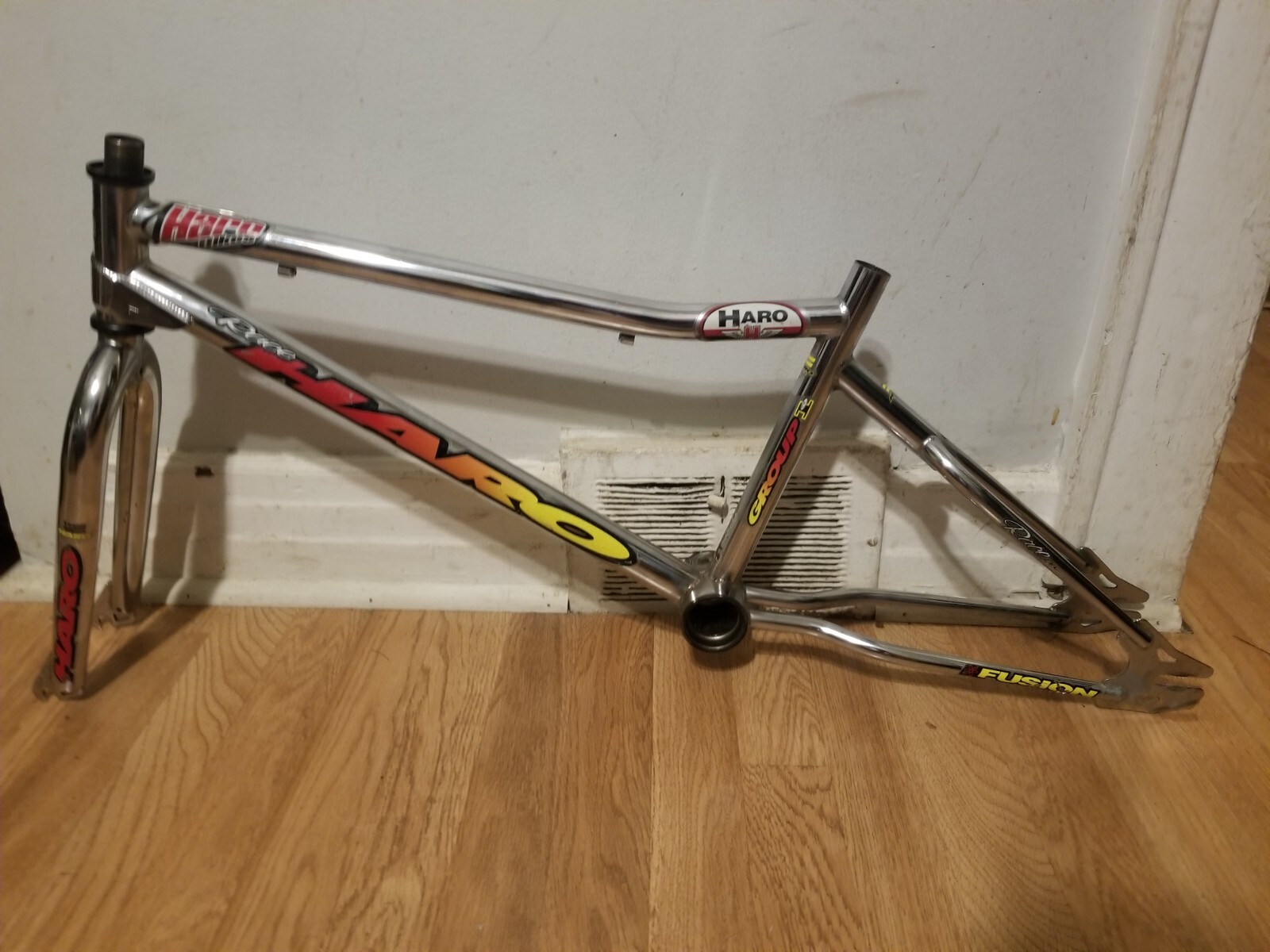 OLD SCHOOL BMX 1995 Haro Group 1 Ti Race Series 4130 Cromoly Frame and ...