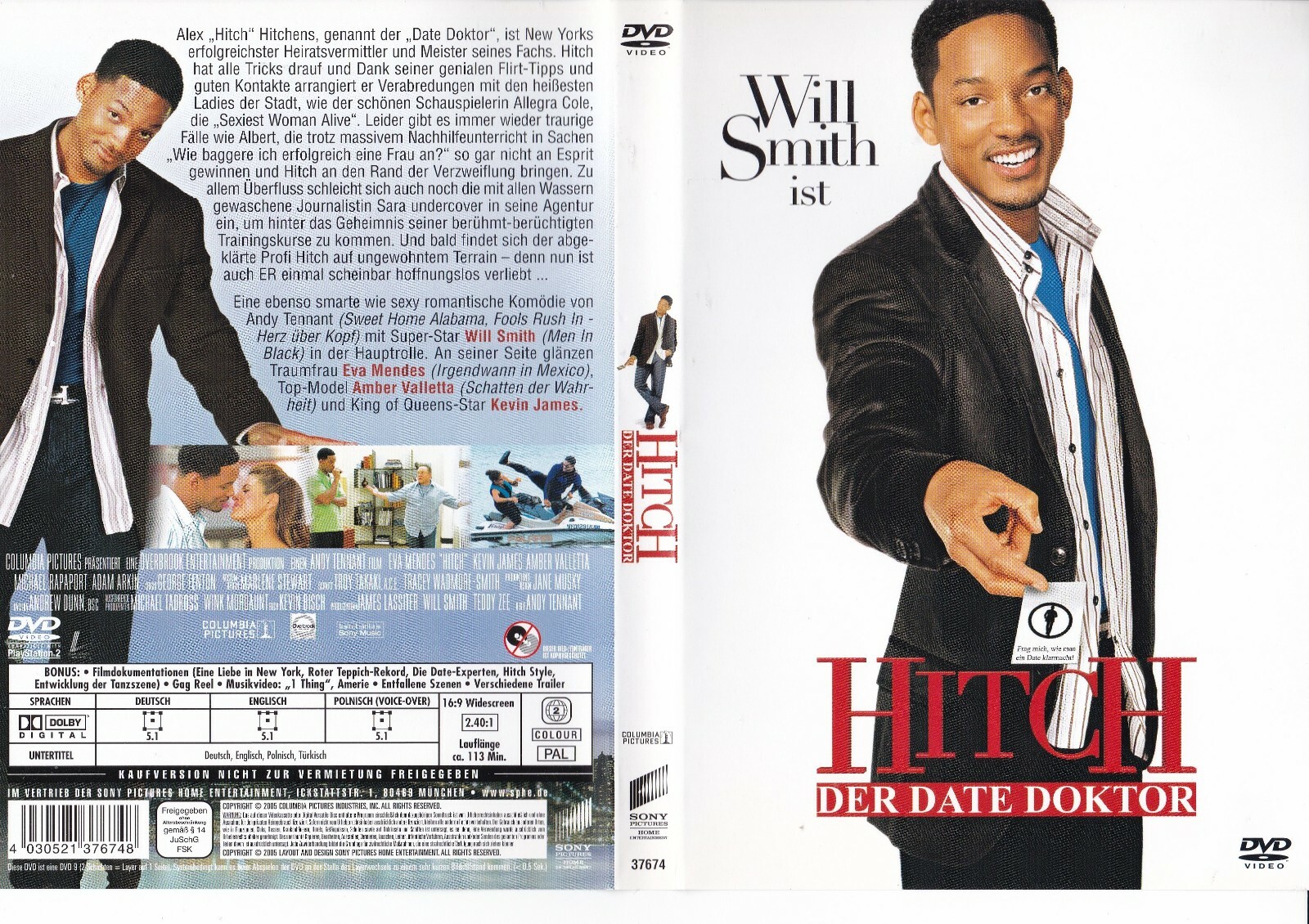 Hitch - Der Date Doktor (Will Smith, Kevin James) | eBay