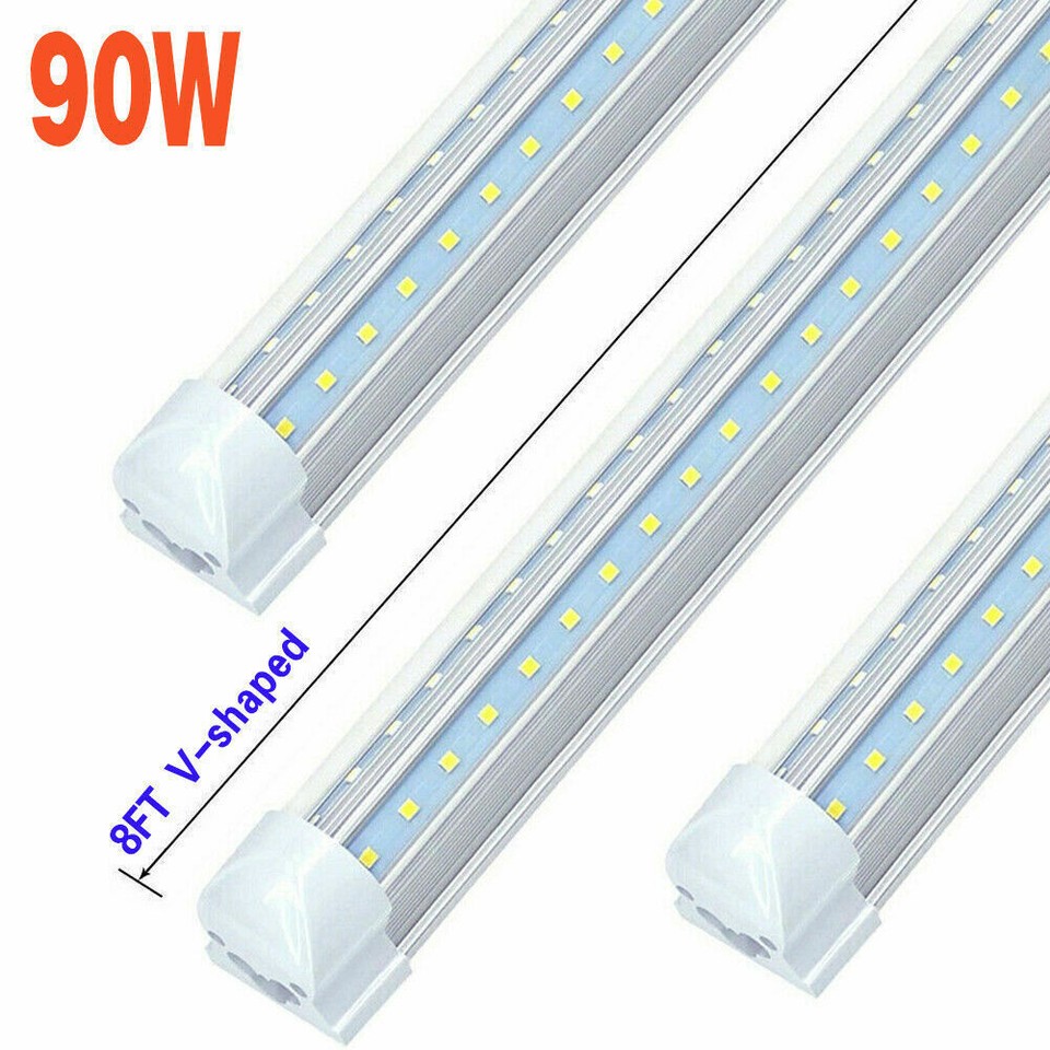 14W~120W 2FT 6FT T8 4FT LED Tube Light Bulb 8FT LED Shop Lights Fixture ...