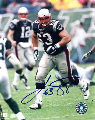 Joe Andruzzi Autographed 8x10 New England Patriots Photo NFL | eBay