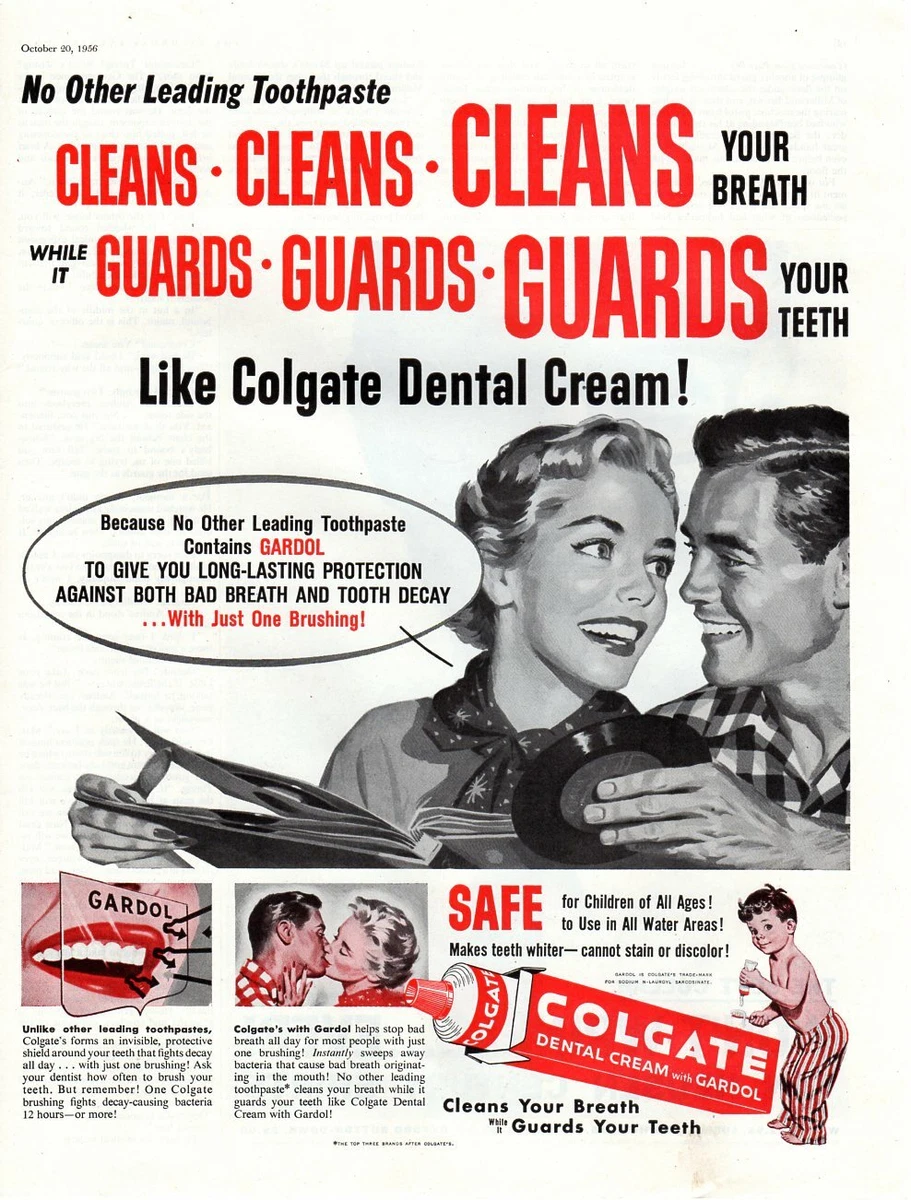 Colgate Toothpaste Magazine Advertisement