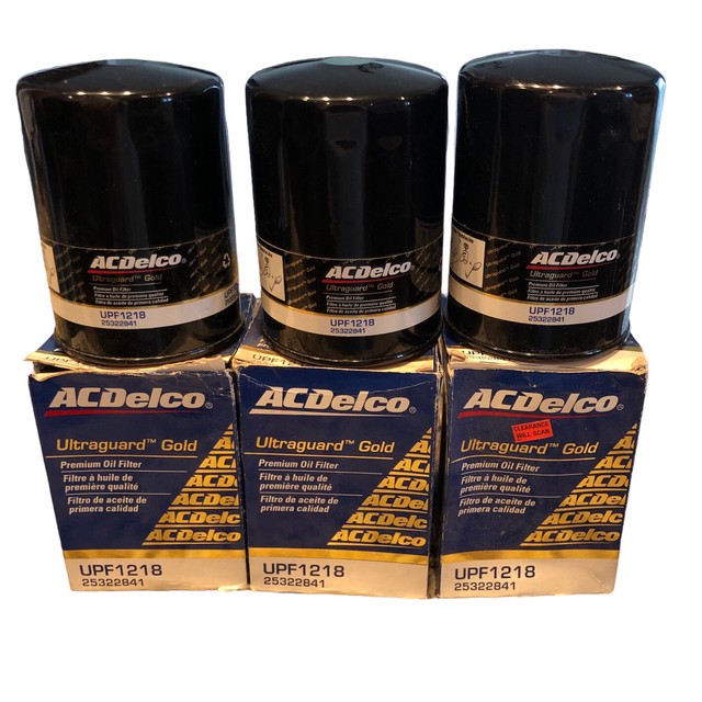 Genuine AC Delco Oil Filter PF1218 3 pack for sale online | eBay