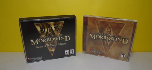 The Elder Scrolls III Morrowind (PC CD-ROM, 2002) Bethesda 2-Disc Set ...