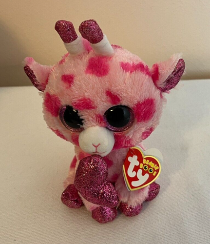 Ty Beanie Boos Sweetums Valentine's Day Giraffe CREASED HANG TAG New | eBay
