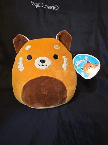Squishmallow Kellytoy 8" Seth the Red Panda Soft Plush Stuffed Animal ...