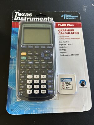 Texas Instruments TI-83 Plus Graphing Calculator Black - New ...