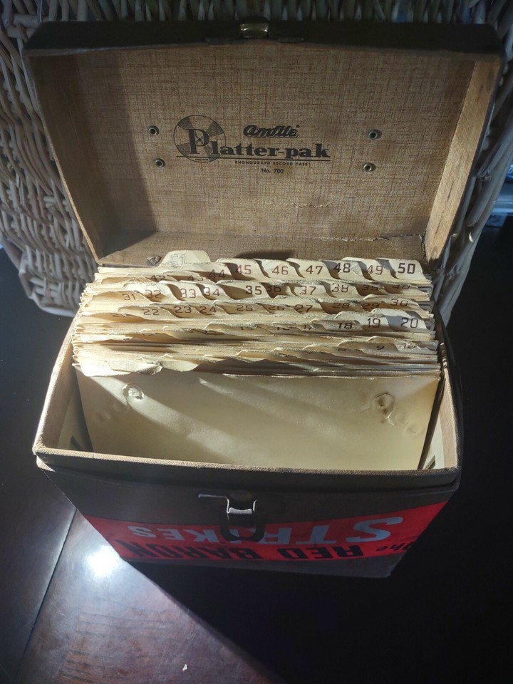 45 RPM Record Storage Box With Rare 1-51 Individual Dividers | eBay
