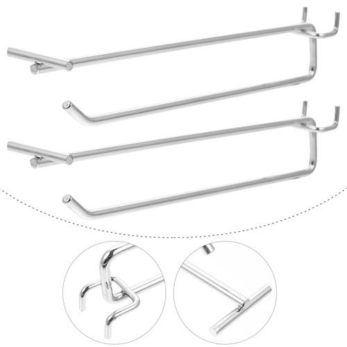 6 Pcs Hook Sign Pegboard Tool Holder Display Hooks for Hanging Retail ...