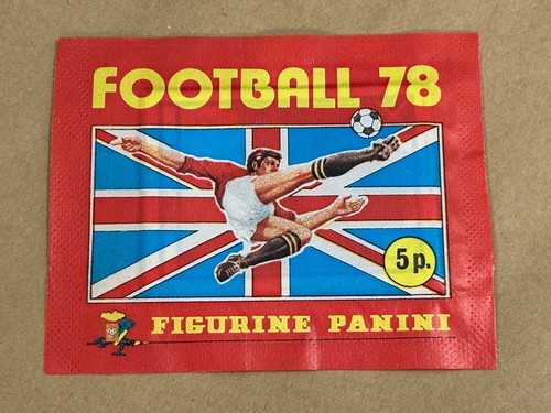 1978 Panini Football 78 UK Sealed Sticker Pack Vintage Original Rare ...