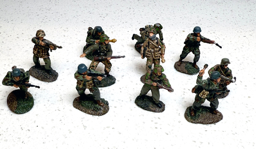 Lot of 11 Corgi Diecast WWII German Soldiers – Hand-Painted Metal ...