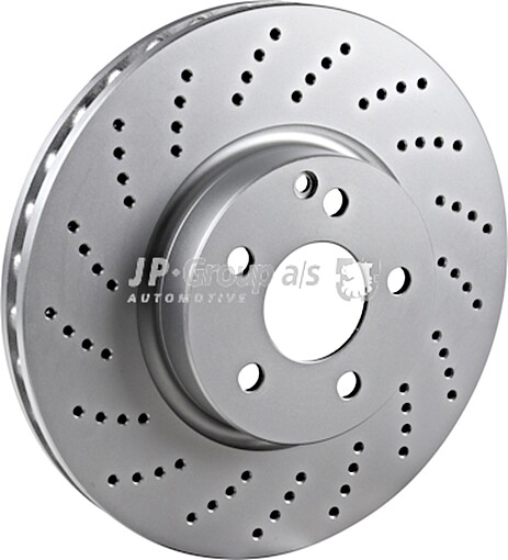 JP GROUP Brake Disc Front Fits MERCEDES A207 C204 C207 S204 S212 W204 ...