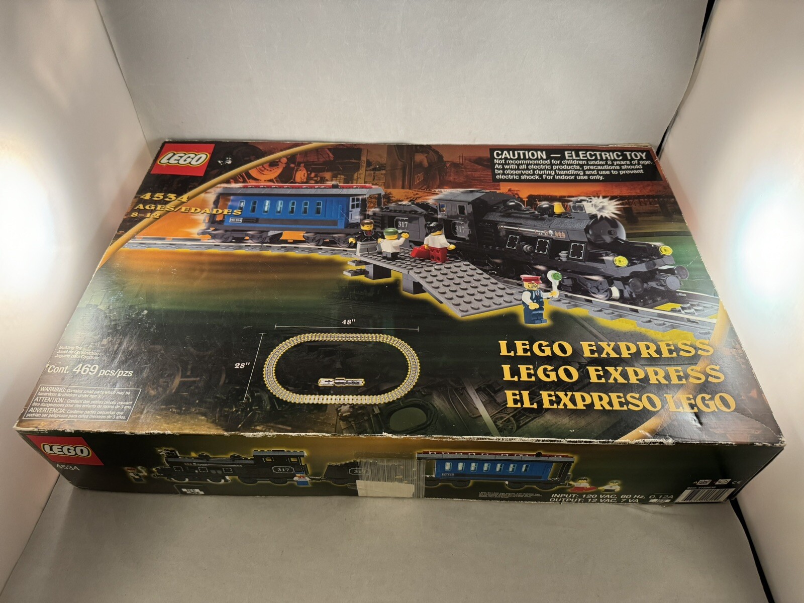 Vintage LEGO 9V Train Set 4534 LEGO Express in Box 100% Complete Very ...