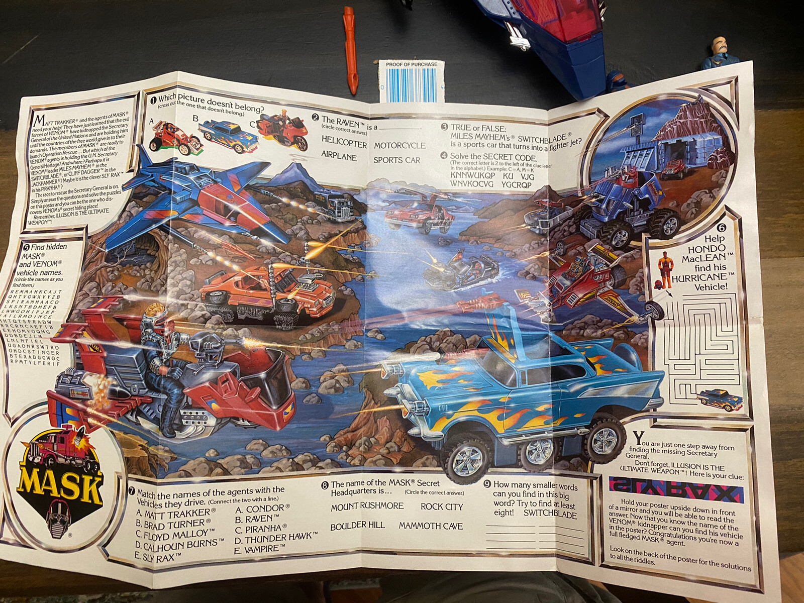 MASK VENOM Switchblade Jet Plane and Helicopter With Miles Mayhem ...