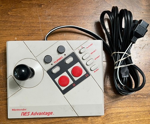 VTG 1987 NES Advantage Controller Classic Nintendo Turbo Arcade ...