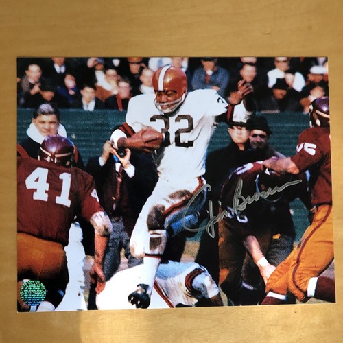 Jim Brown Autographed 8x10 COA | eBay