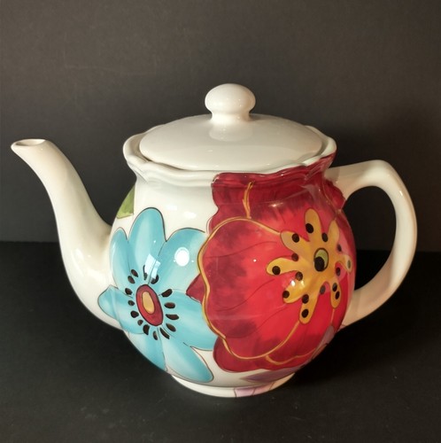 Liza Laurie Gates Flower Teapot | eBay