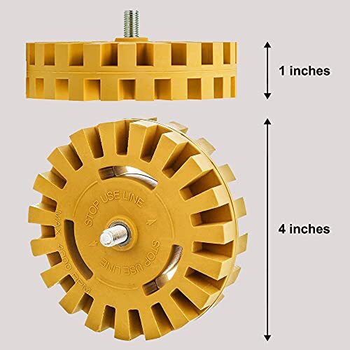 Decal Remover Eraser Wheel - Adhesive, Pinstripe, Sticker, Vinyl ...