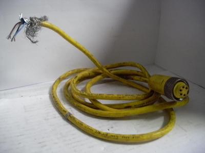 BANNER E54661 5-PIN FEMALE MINI CHANGE CORDSET LL54185 105°C 300V 5FT ...