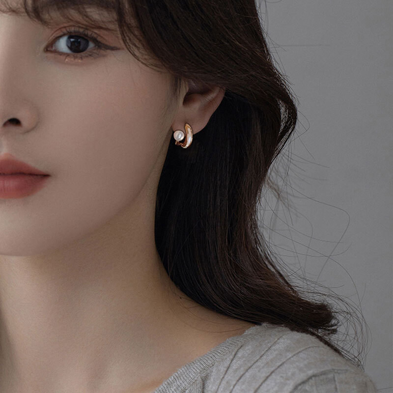 1 Pair Fashion Simple And Small Earrings Delicate Accessories For Woman ...