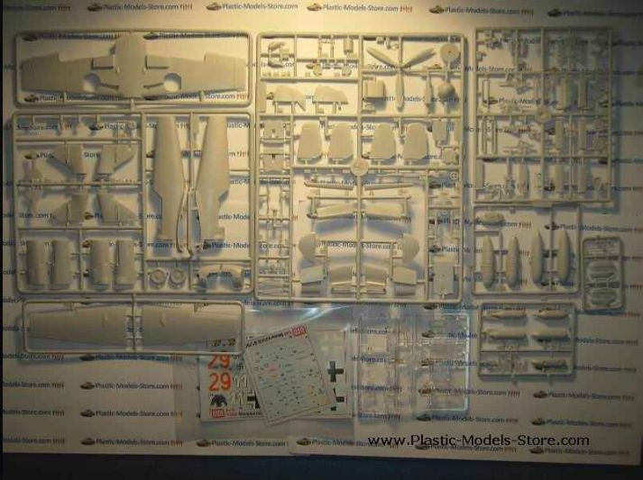 Unimodel 410 Messerschmitt BF 109G-6/R3/R6 German Aircraft Plastic 1/48 ...