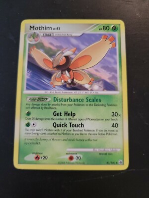Pokemon TCG Card 2008 Majestic Dawn - Mothim 42/100 | eBay