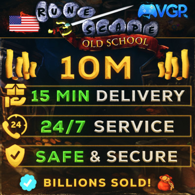 💰10M💰 Old School Runescape Gold GP OSRS | 🚛 15 min Delivery | ️100 ...