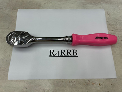 Snap-on Tools USA NOS PINK 1/2" Drive Hard Grip Fixed Head Ratchet ...