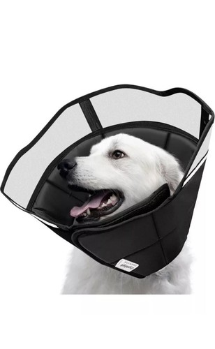Cryptdogle Soft Dog Cone for Dogs Surgery, Breathable Pet Recovery ...