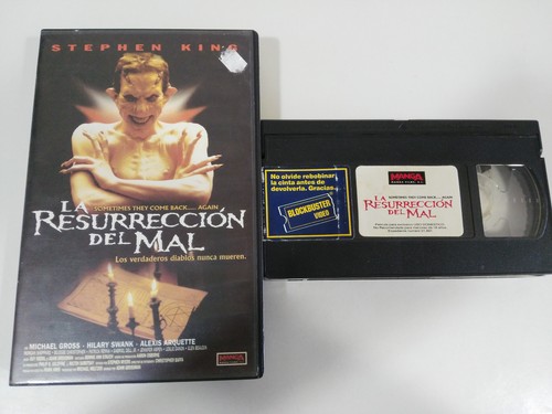 La Antidotes Resurrection del Mal Adam Grossman Horreur VHS Film Tape ...