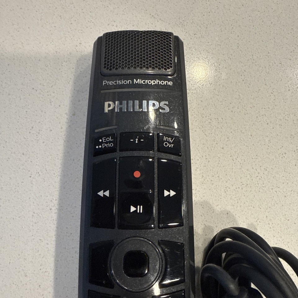 Philips SMP3700 SpeechMike Premium Touch Dictation Dragon Mic ...