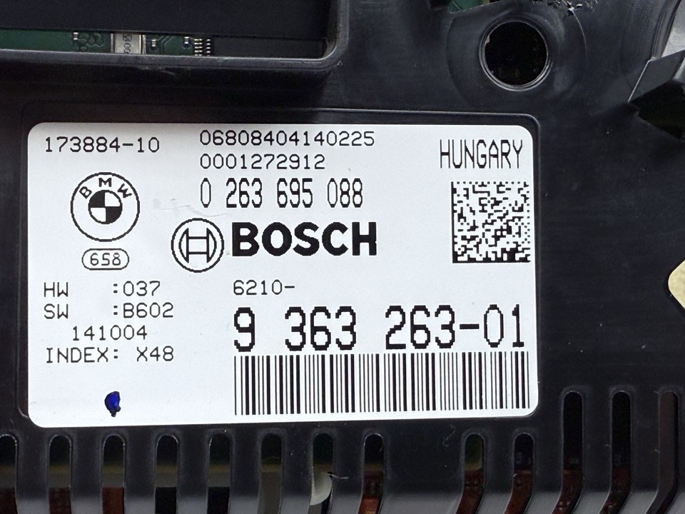 13-17 BMW 6WB F01 F07 F10 F12 9 363 263 DIGITAL CLUSTER SPEEDOMETER 5 6 ...