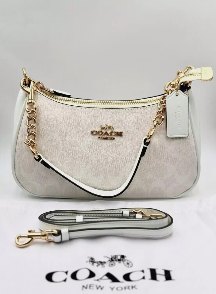 𝘤𝘰𝘢𝘤𝘩 CA548 Teri Fashion Shoulder Bag In Canvas White | eBay