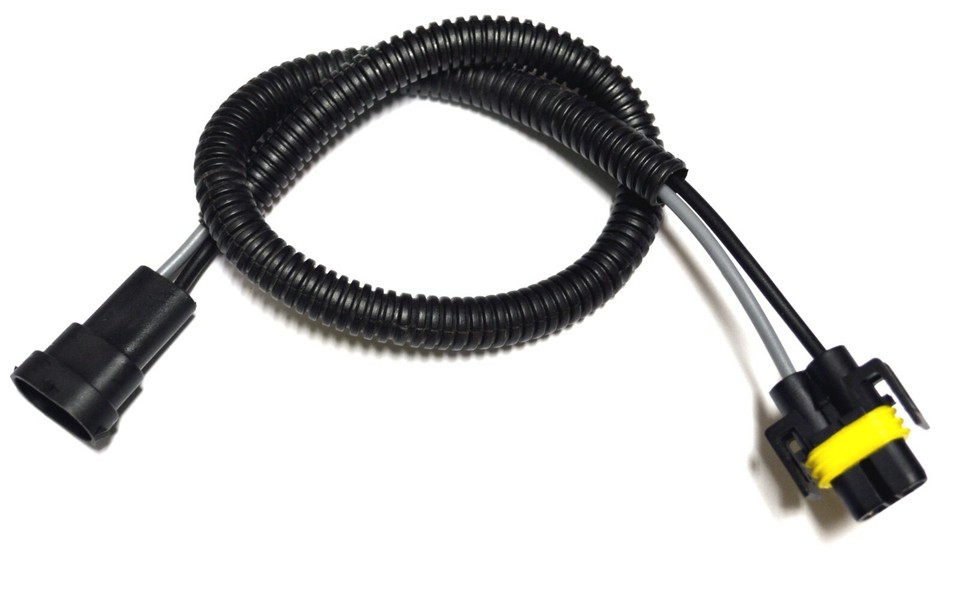 Extension Wire P S H8 Two Harness DRL Daytime Cornering Angel Eye Bulb ...