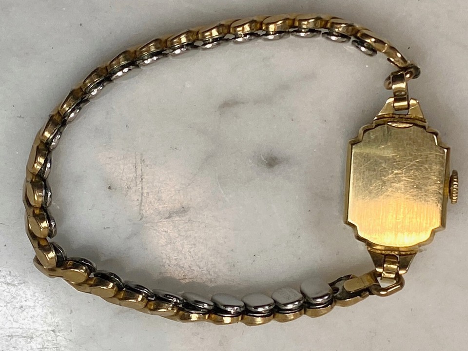 Vintage LADY ELGIN 14K Gold Case Women’s Watch. 19 Jewels 619 Mvt 1946 ...