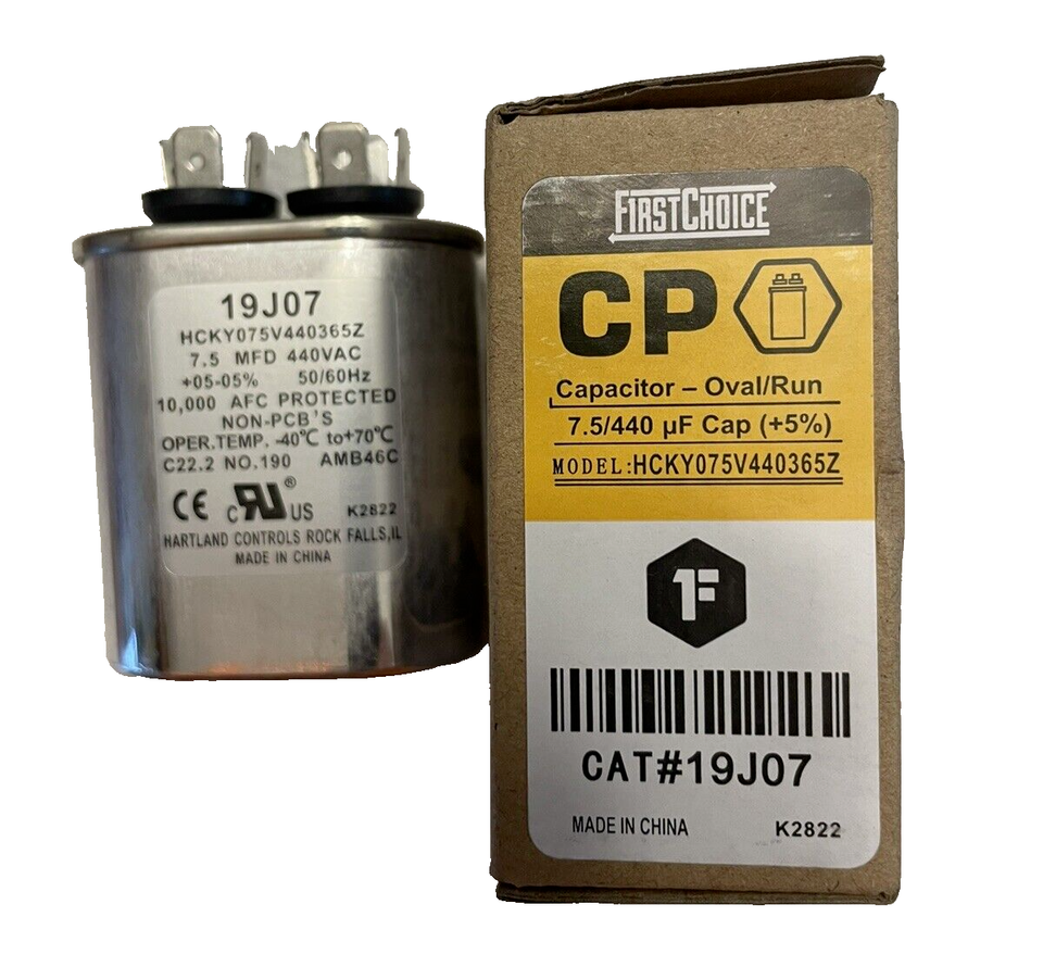 FIRST CHOICE, 19J07 Universal Repair Capacitor 7.5 / 440 ...