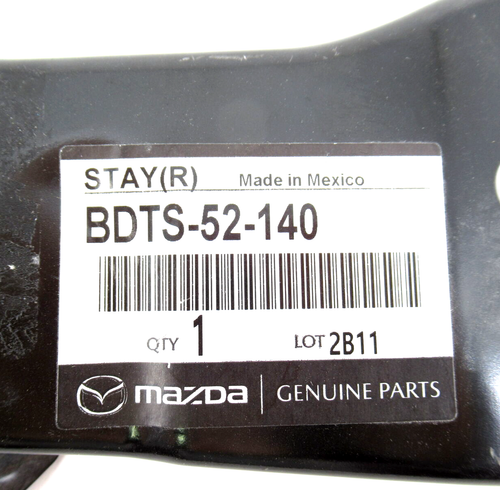 Genuine OEM Mazda BDTS-52-140 Passenger RH Front Fender Bracket 19-21 ...